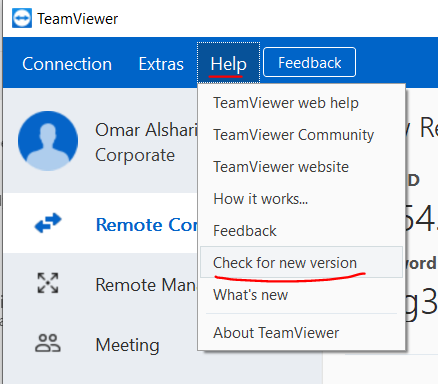 How to Update TeamViewer.